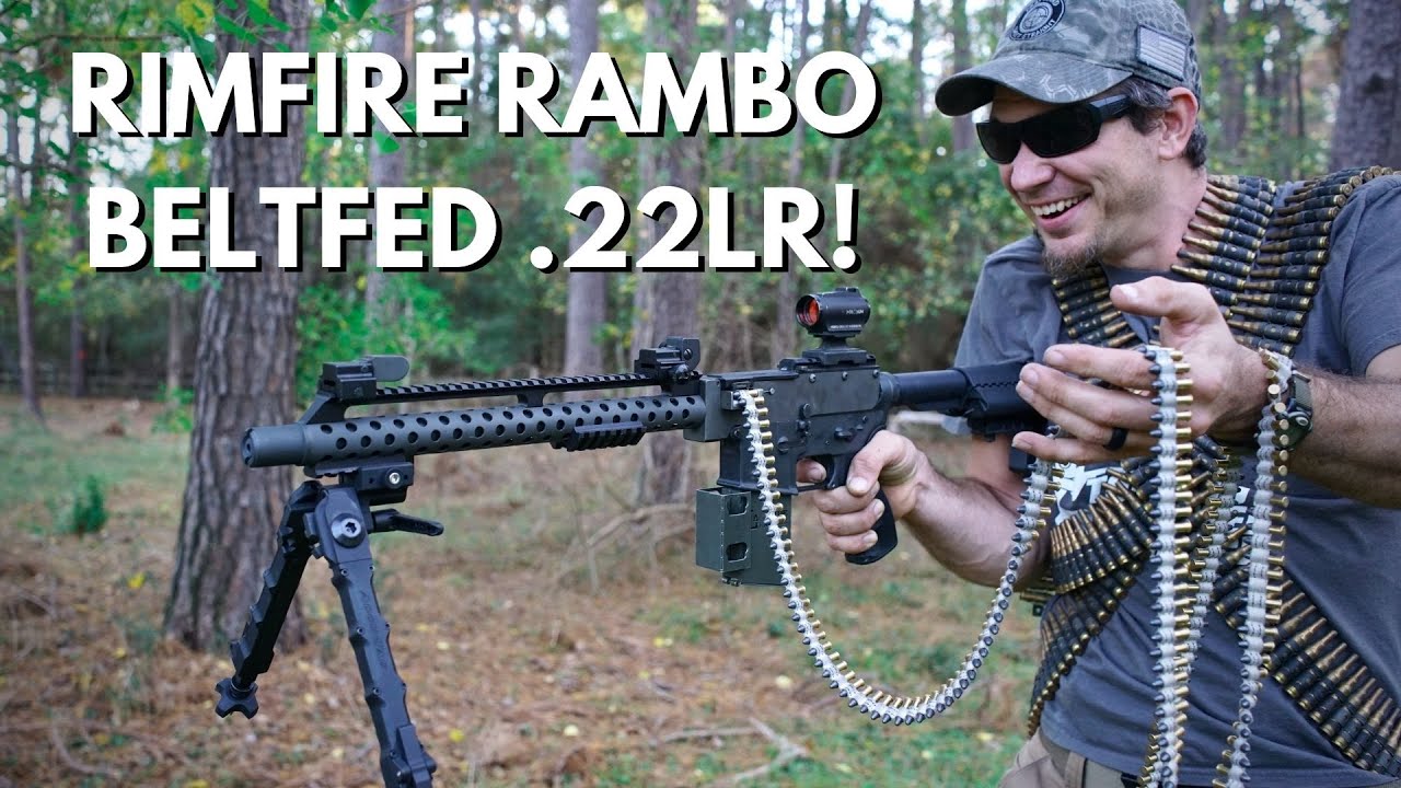 Full Auto Beltfed .22LR Machine Gun! - The BATTLEFRONT
