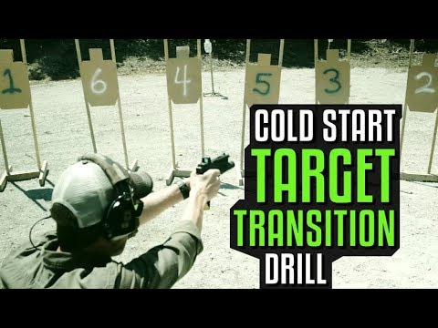 Cold Start Target Transition Drill with Sidecar Holster - The BATTLEFRONT