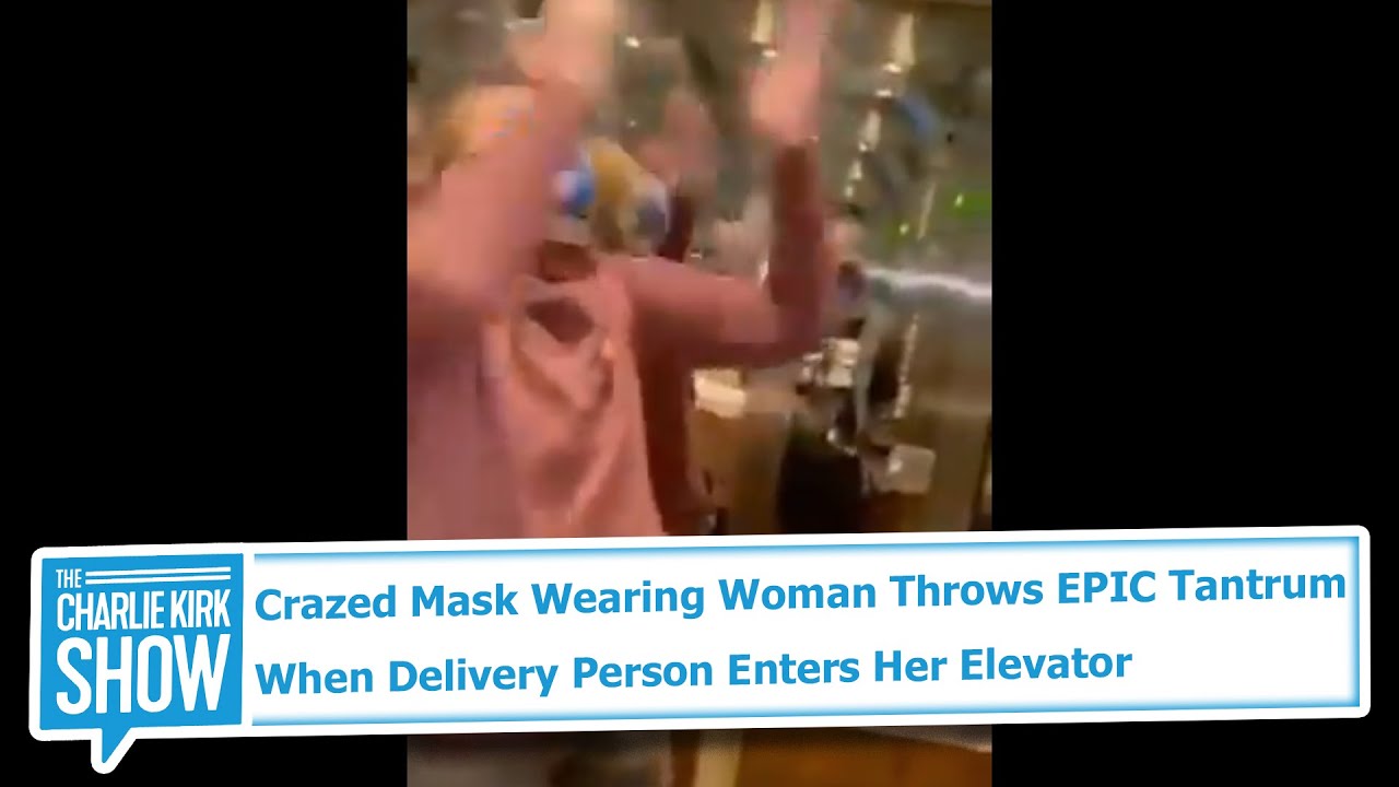 Crazed Mask Wearing Woman Throws EPIC Tantrum When Delivery Person ...