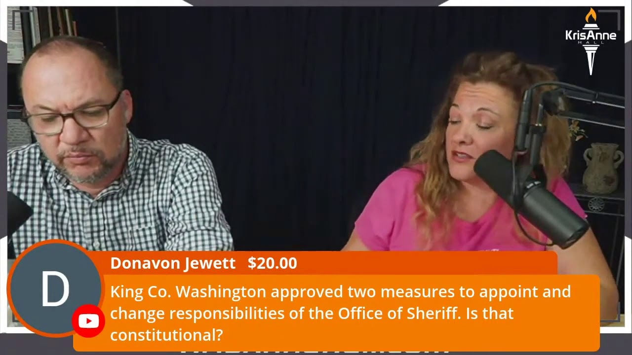 KrisAnne Hall: Dissolving Powers Of The Sheriff - The BATTLEFRONT