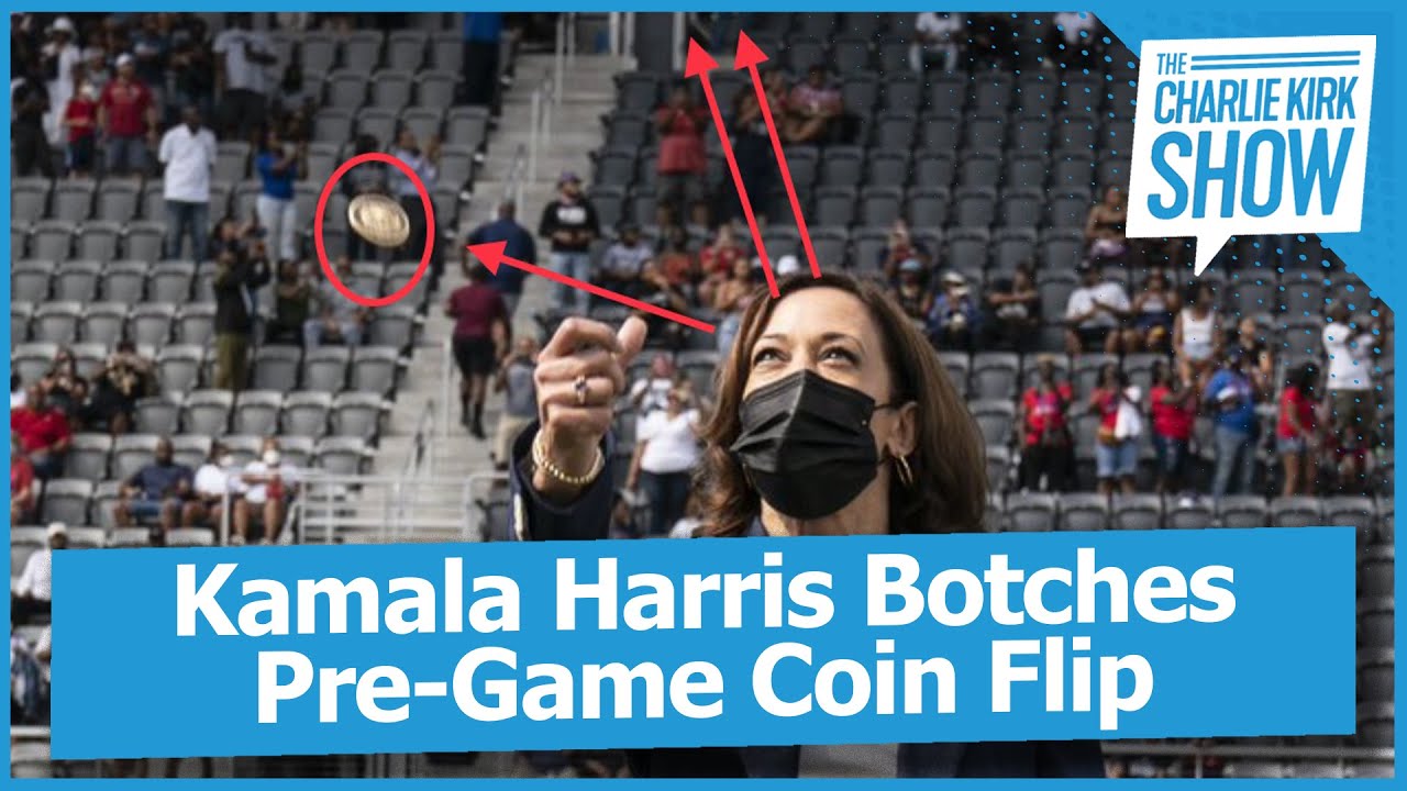 Kamala Harris Botches Pre-Game Coin Flip - The BATTLEFRONT
