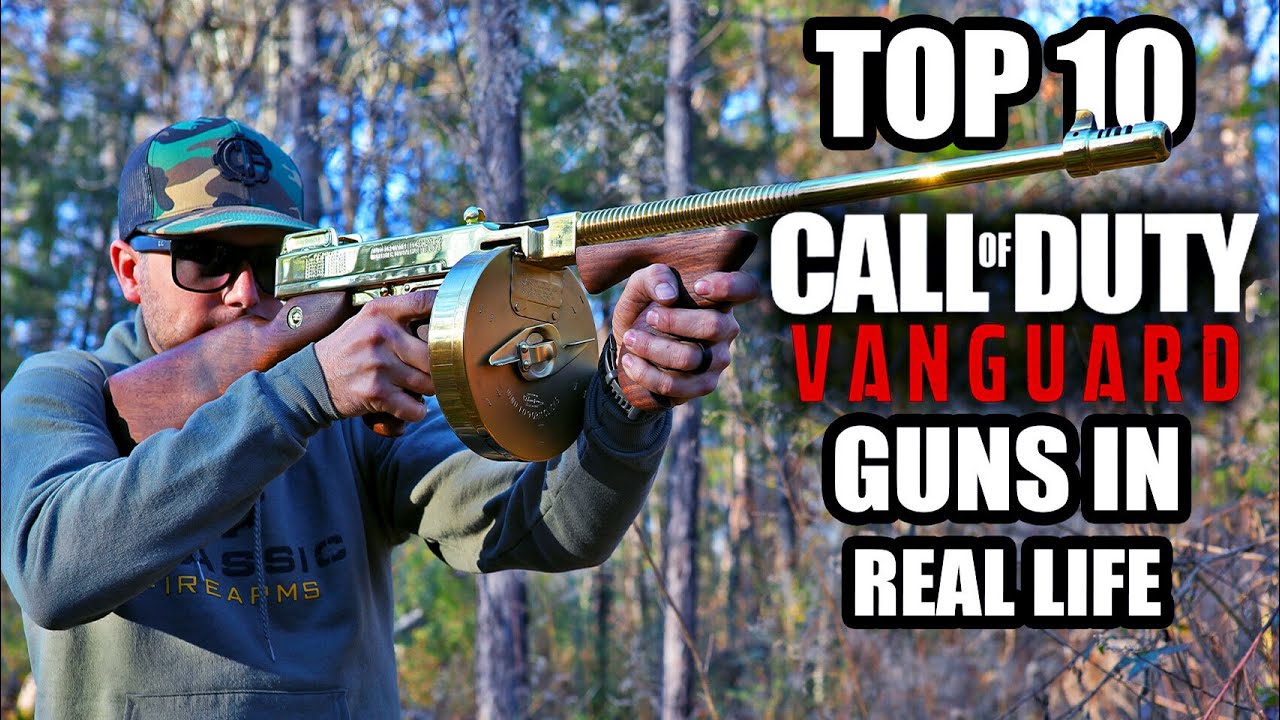 Top 10 Call Of Duty Vanguard Real Life Guns - The BATTLEFRONT