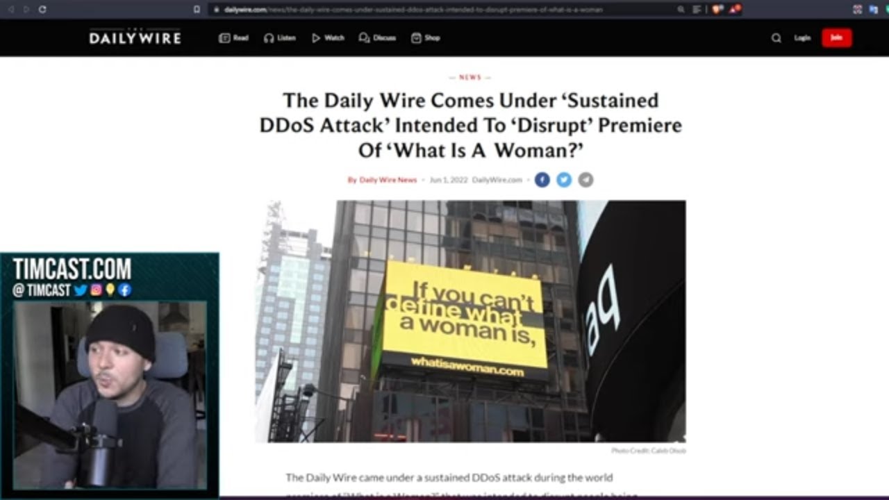 Daily Wire SLAMMED By Cyber Attack To STOP What Is A Woman Documentary ...