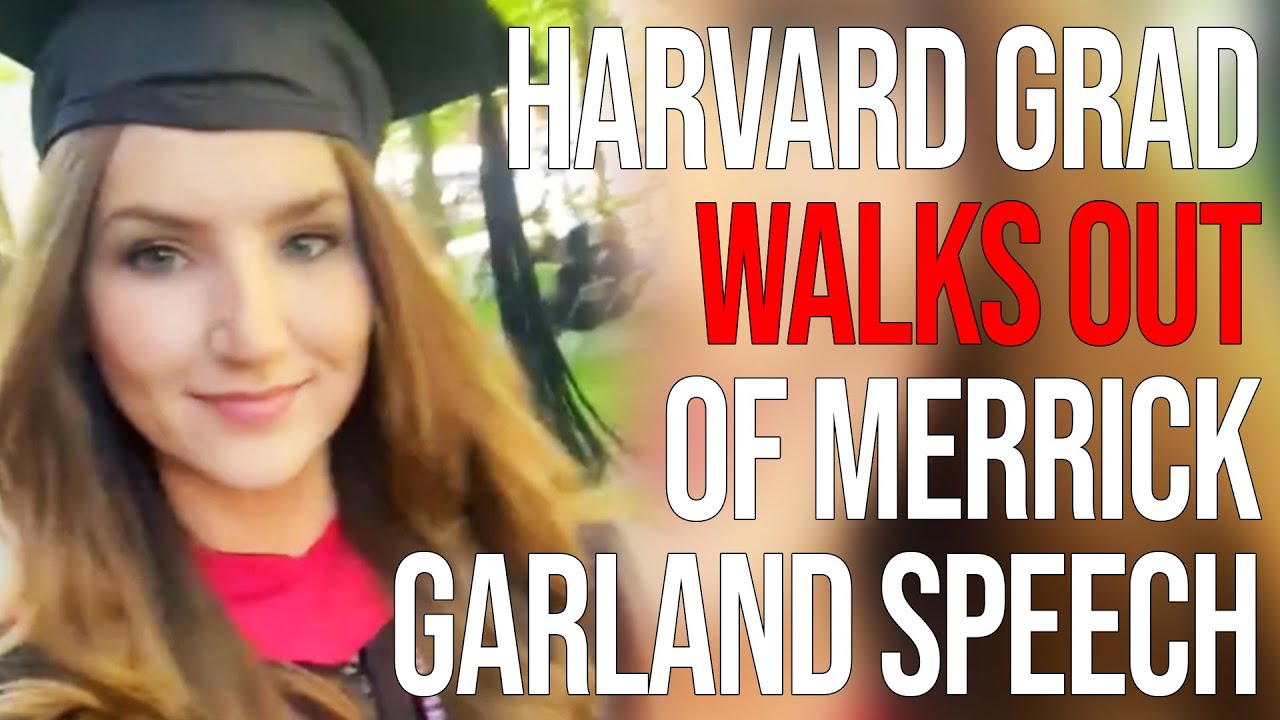 Harvard Grad Walks Out Of Merrick Garland Speech Instantly Goes Viral