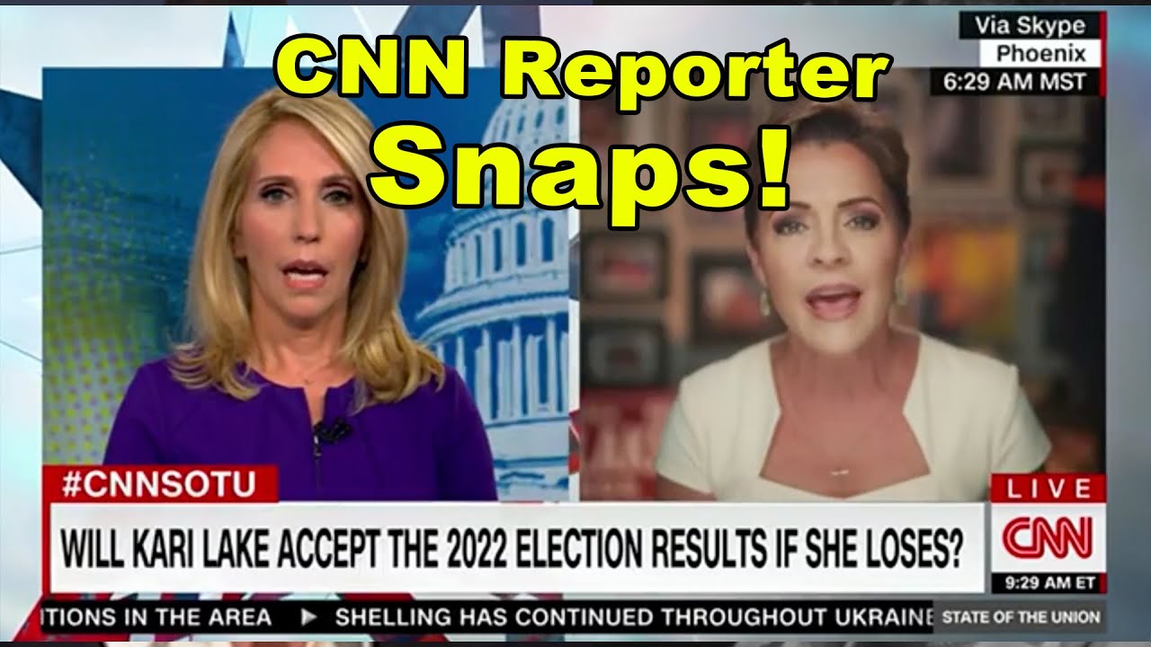 CNN Reporter Snaps During Tense Exchange with Kari Lake - The BATTLEFRONT