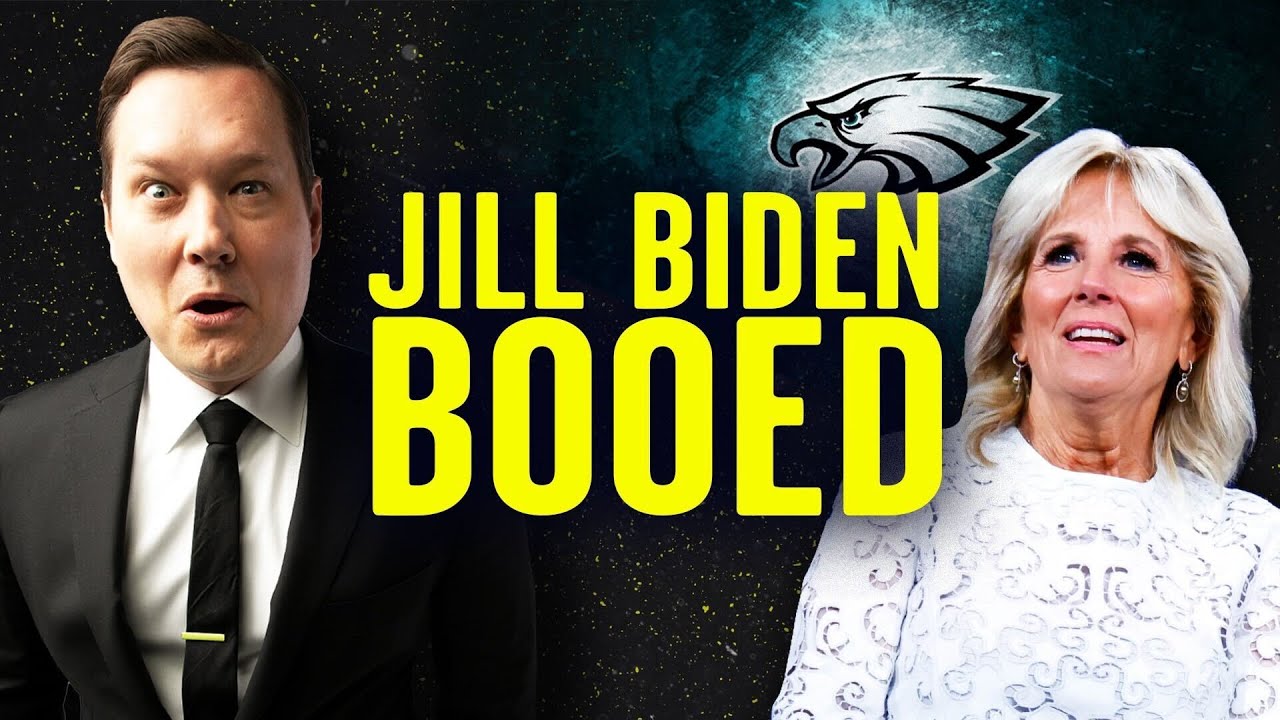 Jill Biden Gets Booed Relentlessly at Eagles Game | @Stu Does America ...