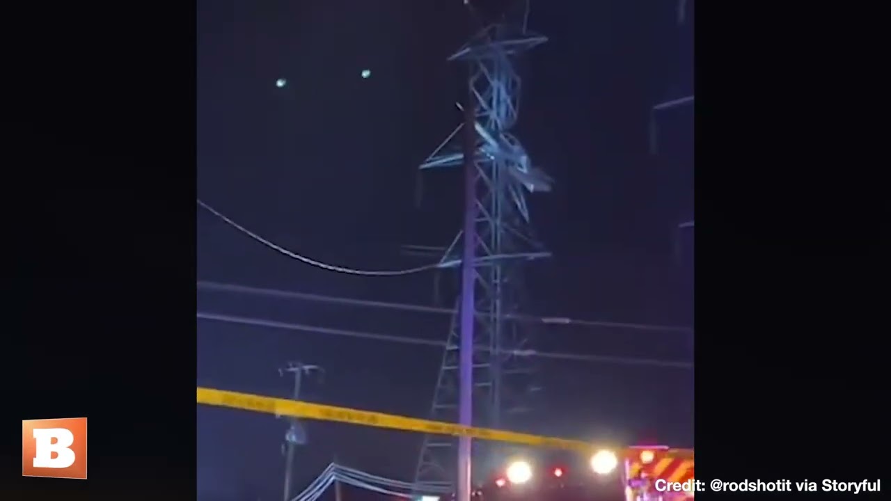 SHOCKING CRASH: Pilot and Passenger Rescued After Colliding into Power ...