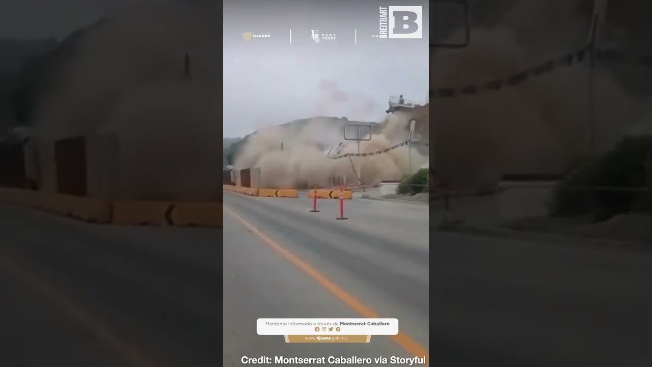 WOAH! Building Collapses After Landslide in Tijuana, Mexico - The ...