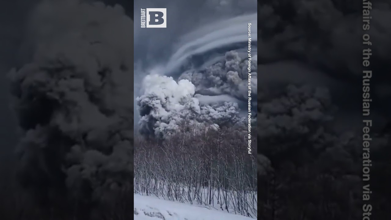 WOW!! Watch Billowing Ash SWIRL Around Erupting Russian Volcano - The ...