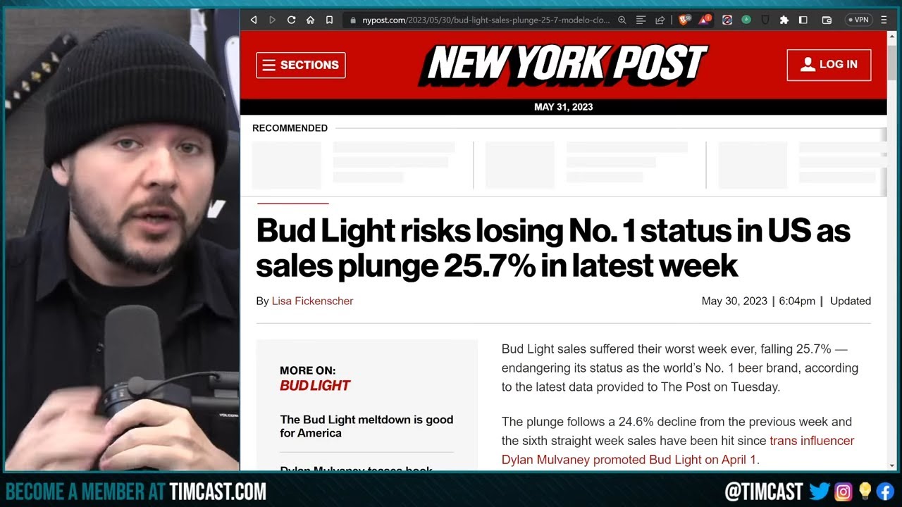 Bud Light IS NO LONGER NUMBER ONE, Beer OFFICIALLY FALLS As Brand ...