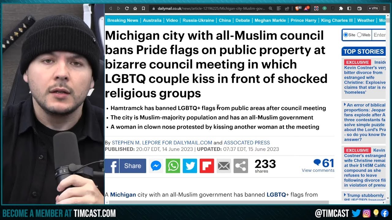 Muslim City In Michigan BANS PRIDE FLAG, Leftist FURIOUS That Their ...