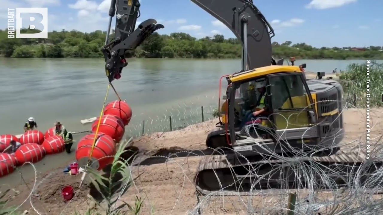 Texas Begins Construction of Historic Floating Border Barrier - The ...