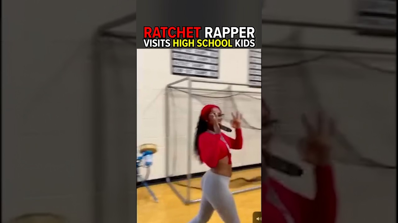 Ratchet Rapper Visits High School - The BATTLEFRONT