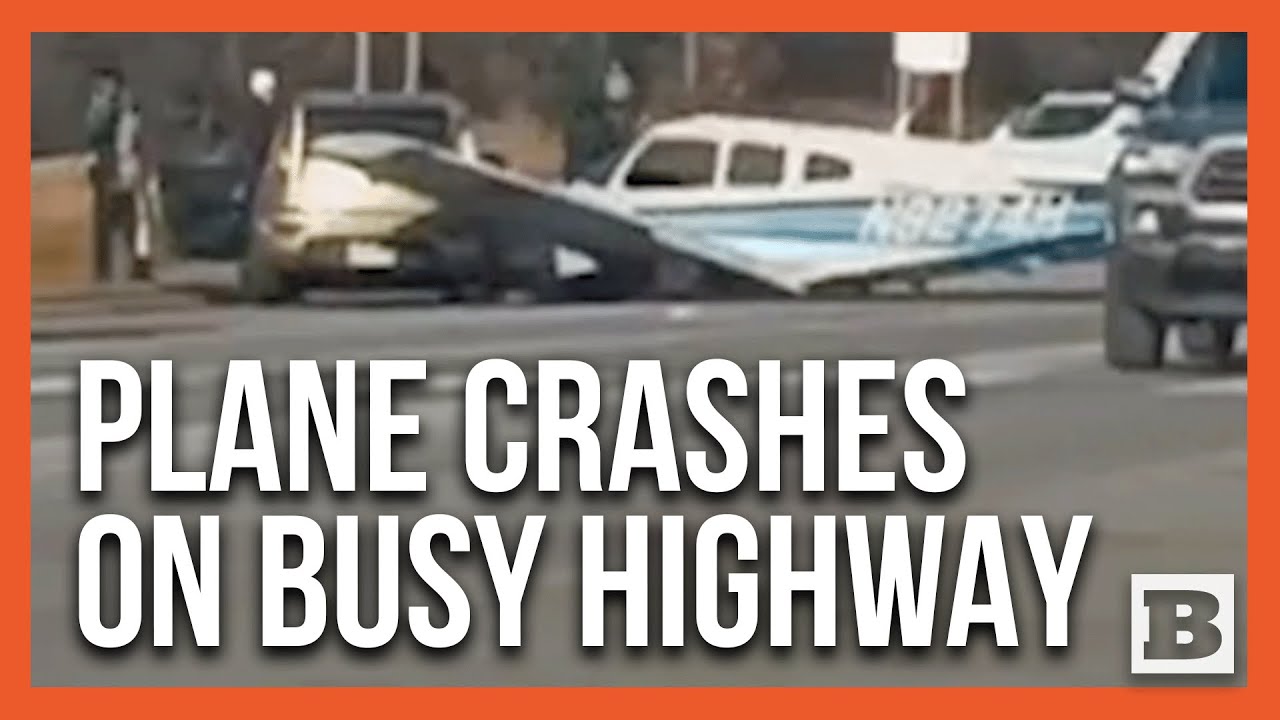 Small Plane Crash Lands, Collides with Car on Busy Minneapolis Highway ...