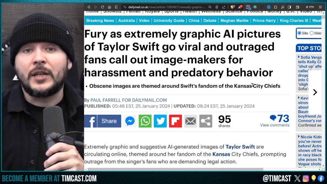 Graphic Adult Images Of Taylor Swift GO VIRAL, AI Generated Photos Of ...