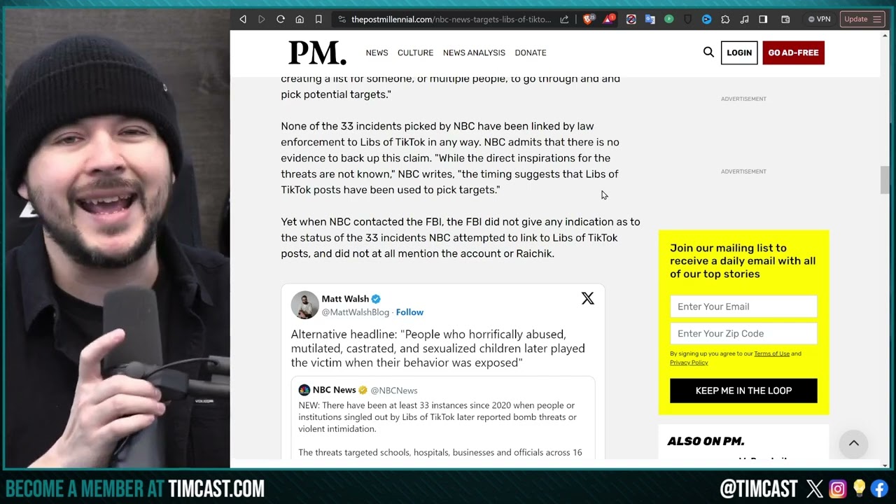 NBC News Wants Libs Of TikTok IN JAIL For Exposing Far Left Child Abuse ...