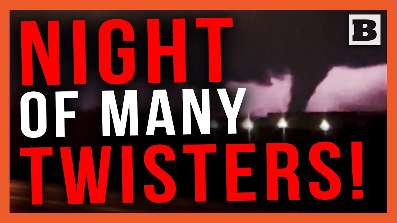 Night of Many Twisters! Lightning Reveals Terrifying Tornados in the ...