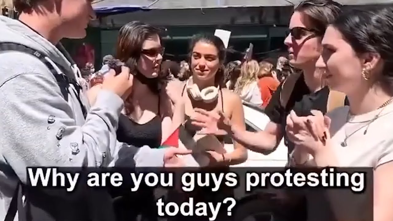 College Kids Speechless When Asked What They Are Protesting The