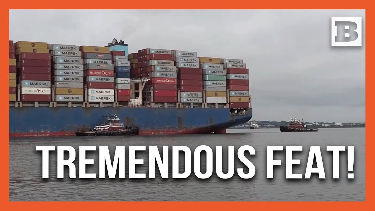 Baltimore Bridge Salvage: Dali Cargo Ship Finally Successfully ...