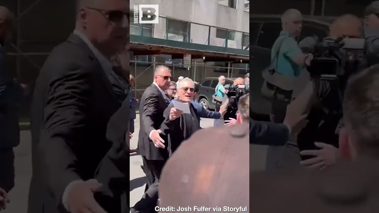 “Sellout!” Robert DeNiro Angered by Heckler Outside Trump Trial in NYC ...