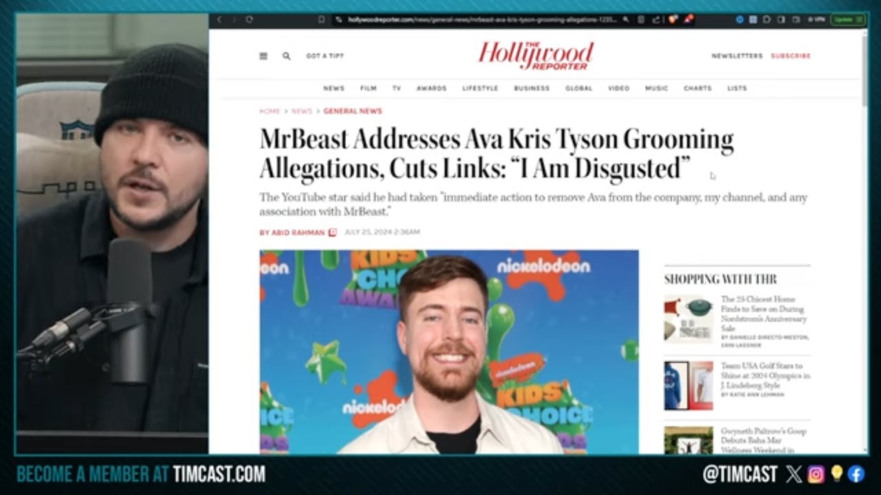Mr Beast Says HE”S SEEN ENOUGH, FIRES Kris Tyson Over Grooming ...
